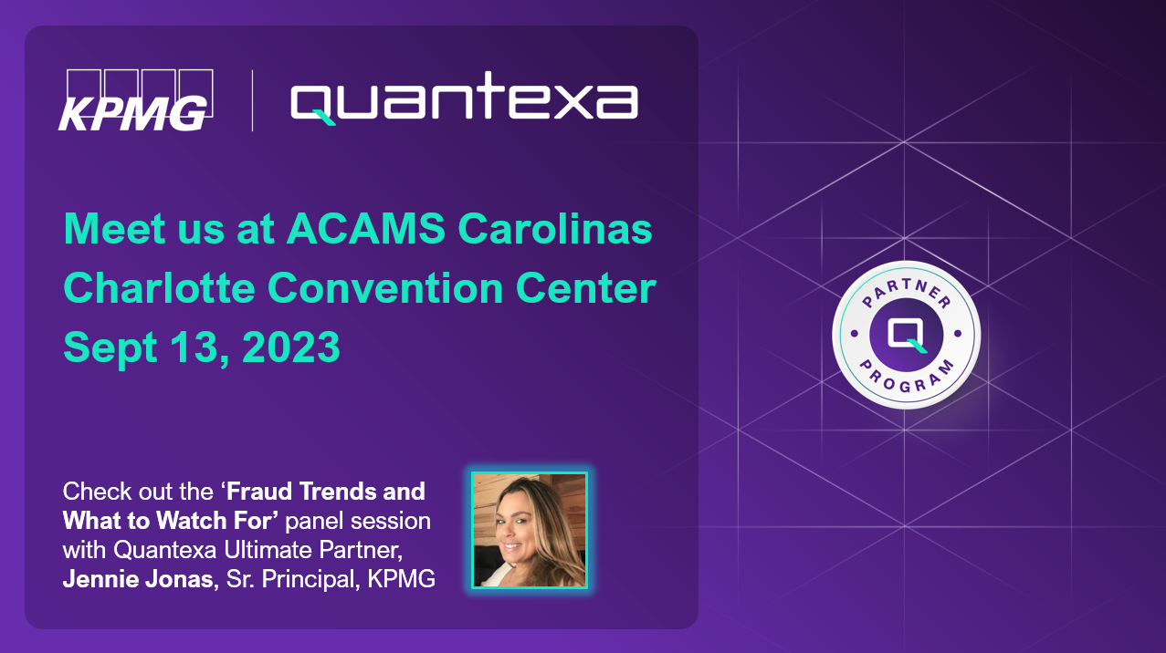 Quantexa & KPMG at ACAMS Carolinas | Quantexa Community