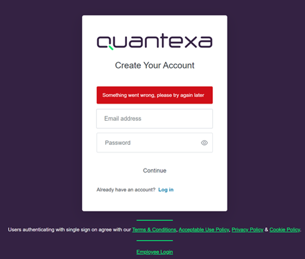 7. Troubleshooting Login Issues | Quantexa Community